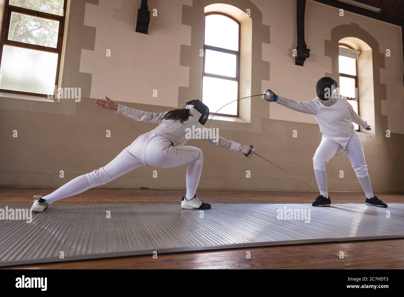 Two sword fencing hi-res stock photography and images - Alamy