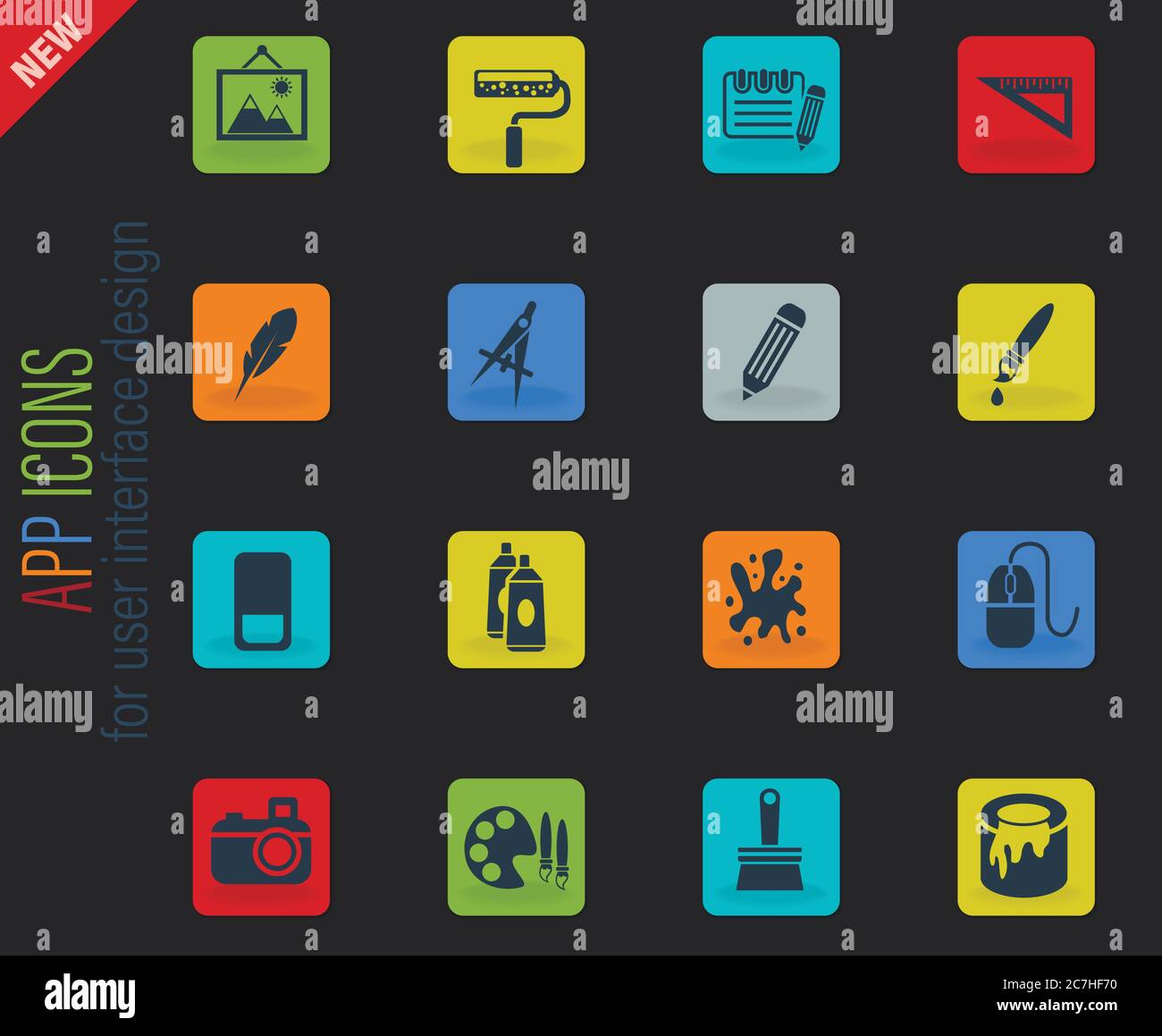 art icon set Stock Vector Image & Art - Alamy