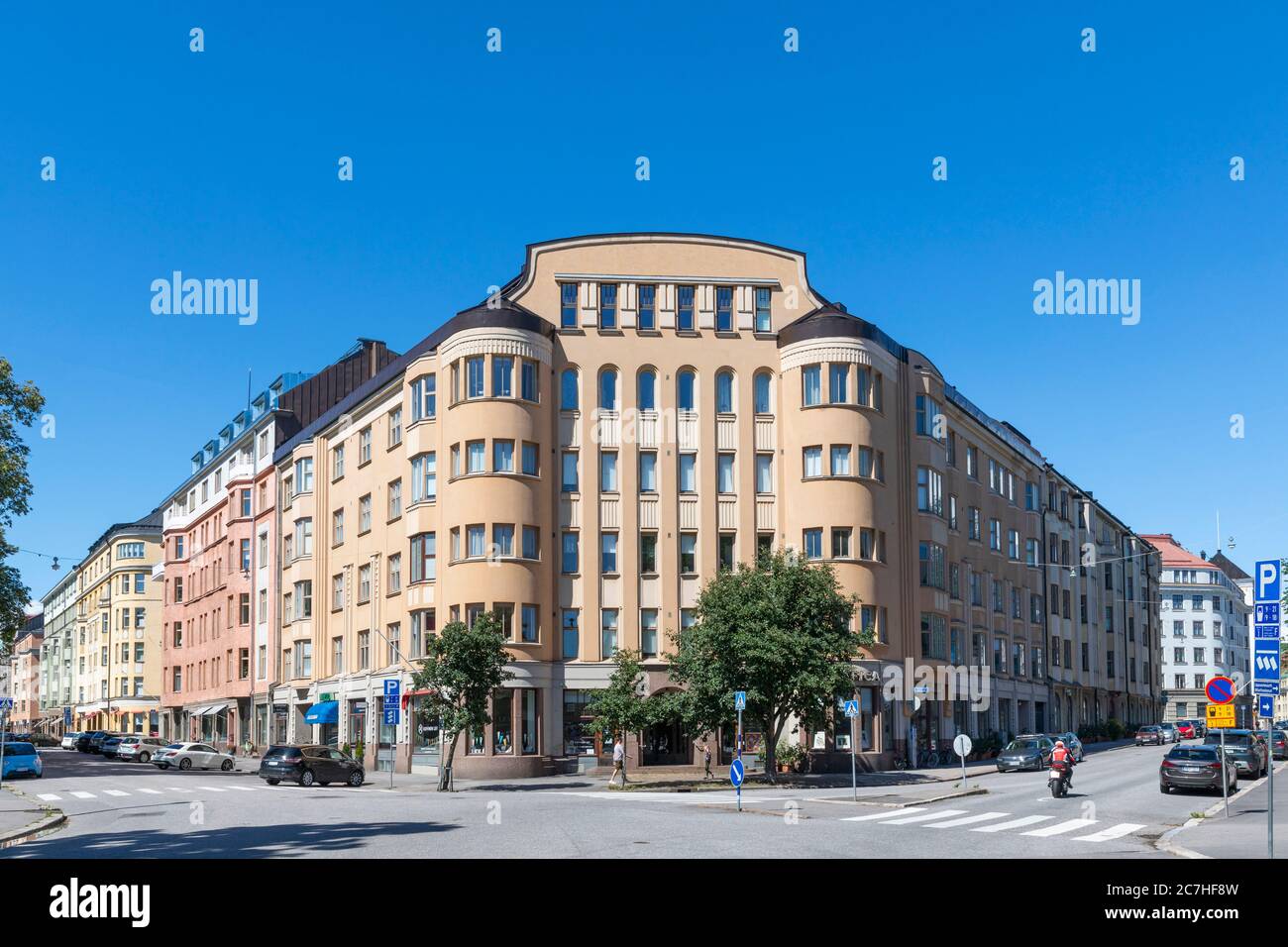 Old buildings in Finnish capital city, Helsinki, have been built during ...