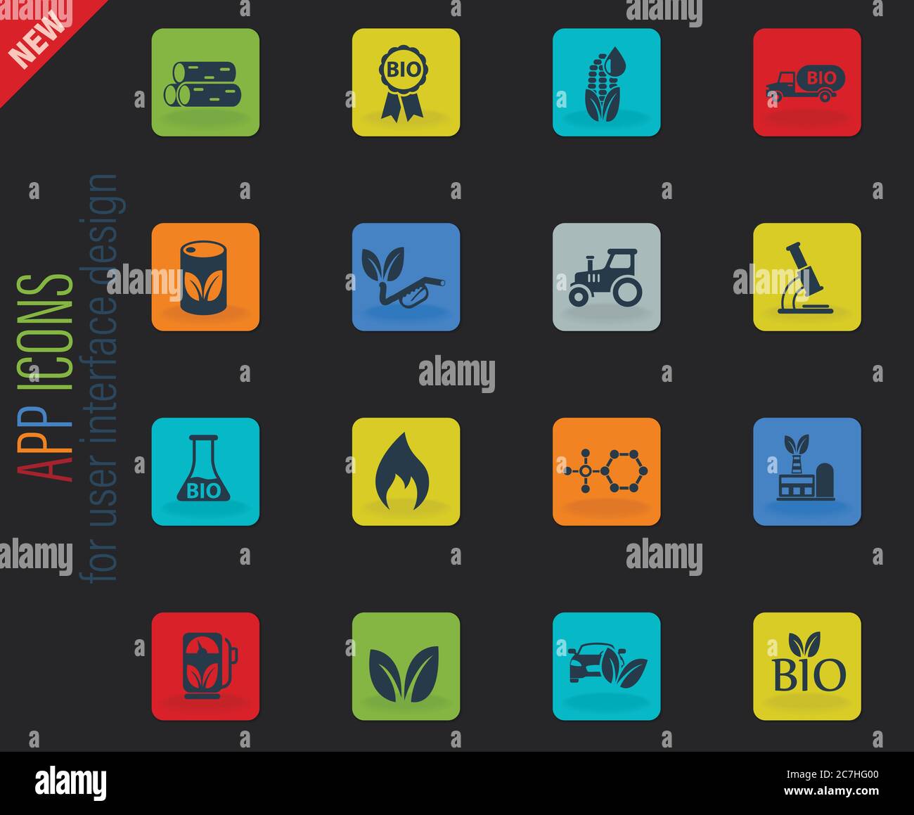 bio fuel icon set Stock Vector Image & Art - Alamy