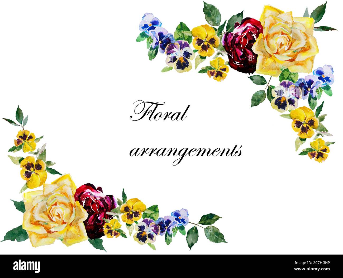 Corner garden yellow flowers Cut Out Stock Images & Pictures - Alamy