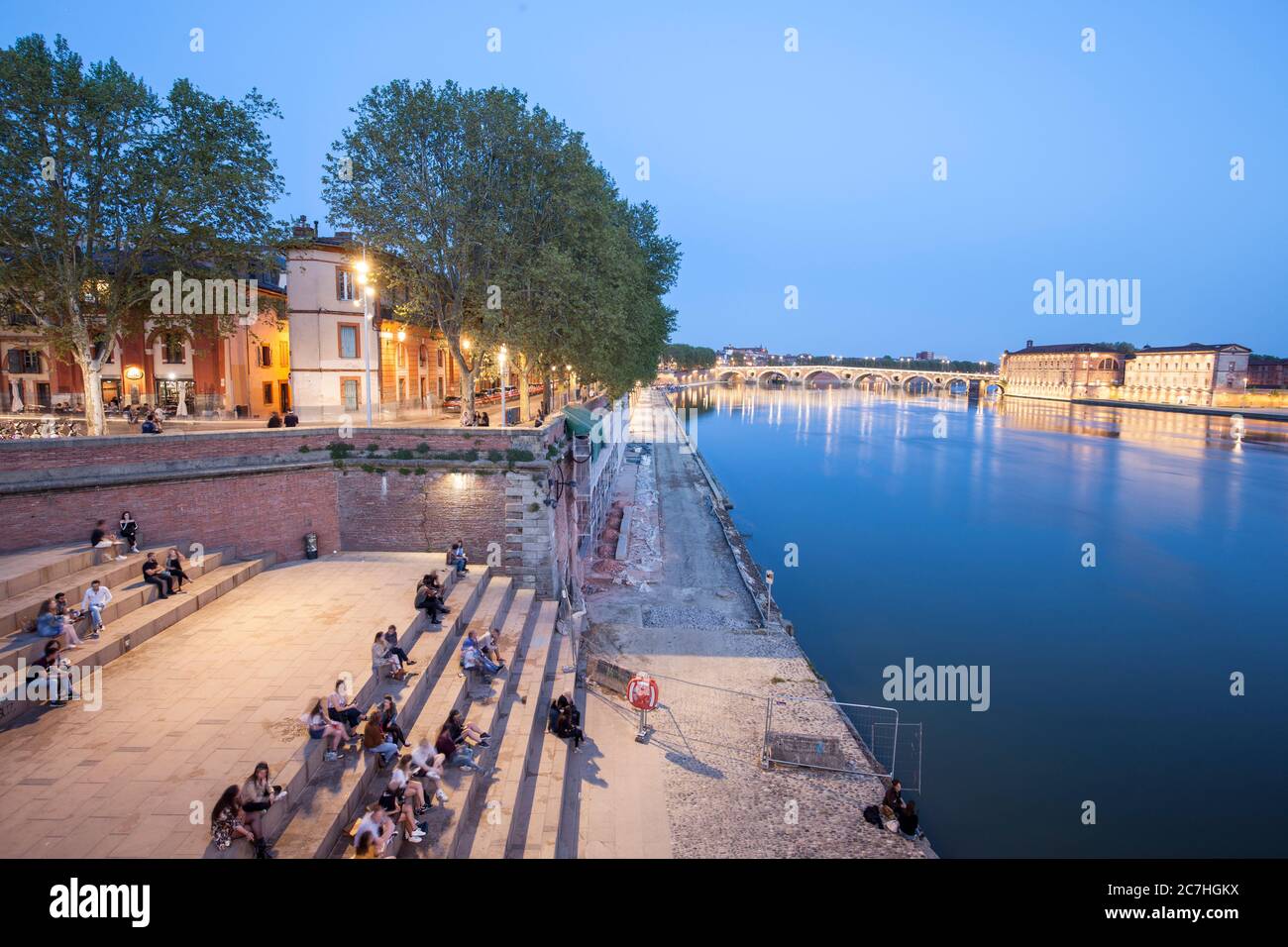 Place Saint Pierre, Toulouse, Canal du Midi, France, France Stock Photo ...