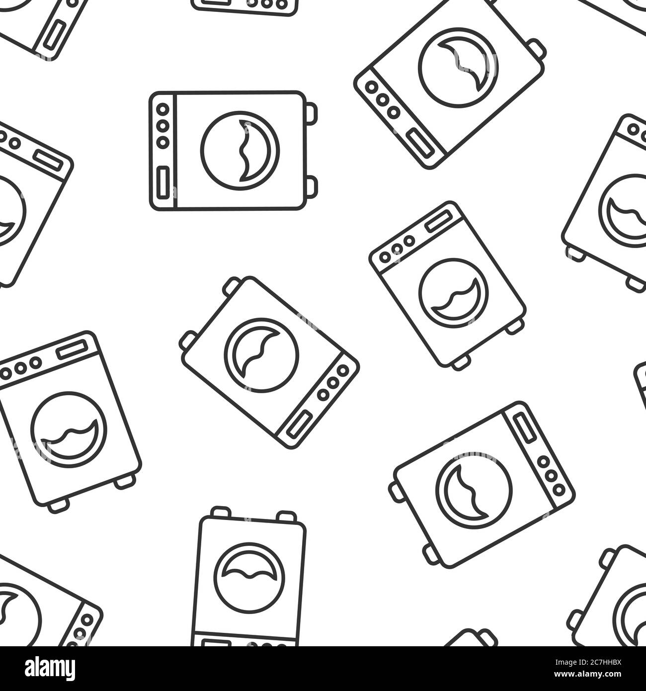 Seamless washing machine pattern hi-res stock photography and images ...
