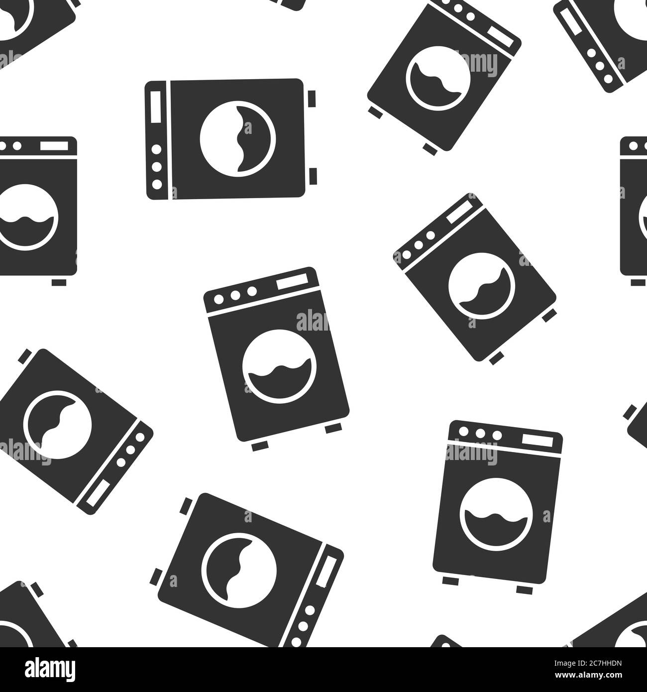 Seamless washing machine pattern hi-res stock photography and images ...