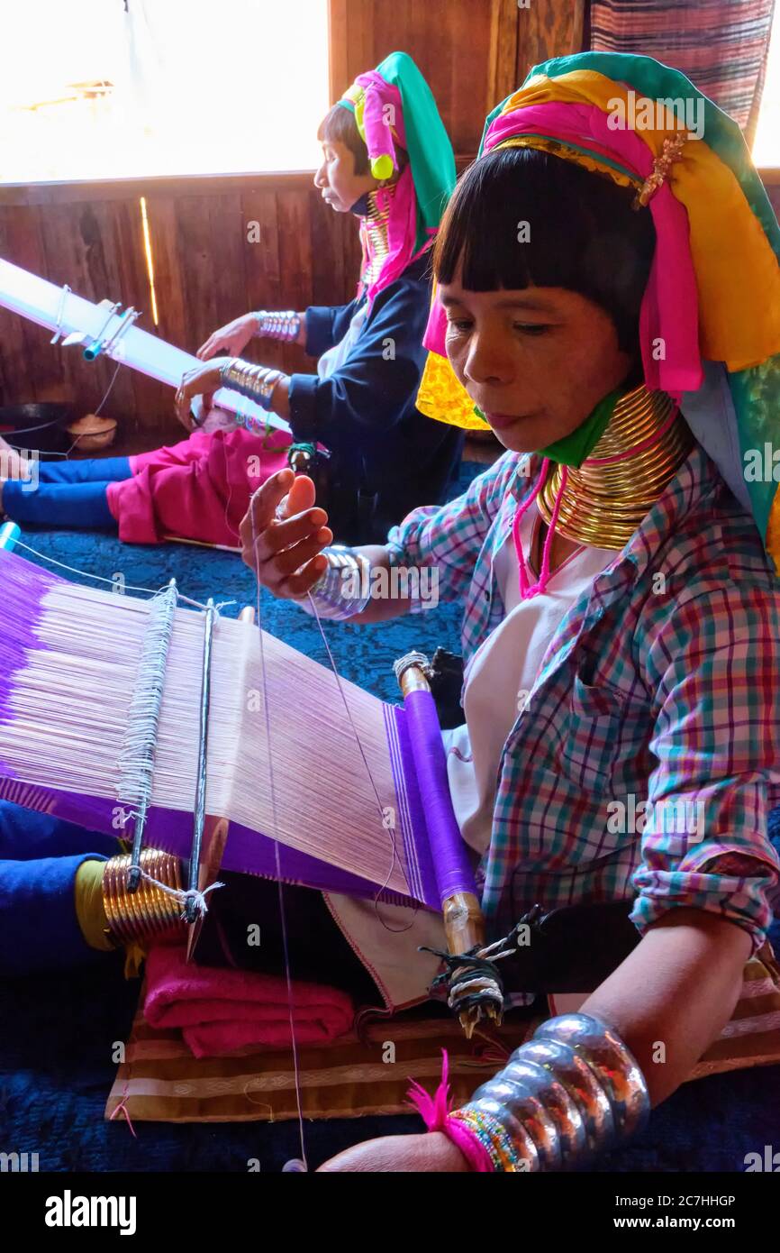 Kayan padaung long neck tribe hi-res stock photography and images - Alamy
