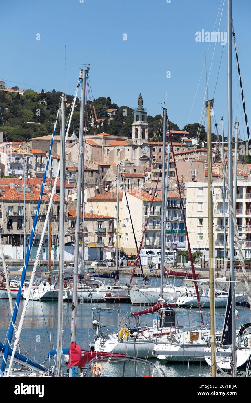 Port, Sete, Canal du Midi, France, France Stock Photo - Alamy
