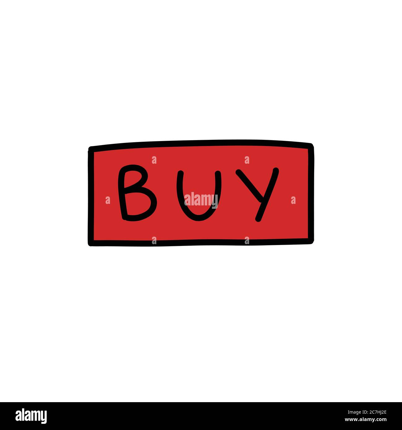 buy sign doodle icon, vector illustration Stock Vector Image & Art - Alamy