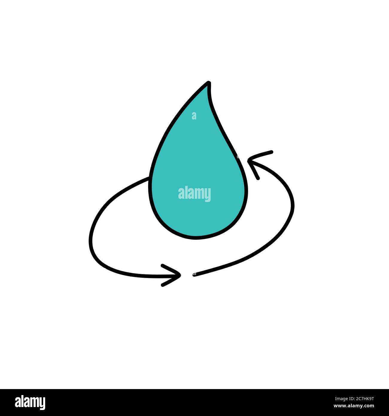water balance doodle icon, vector illustration Stock Vector Image & Art ...