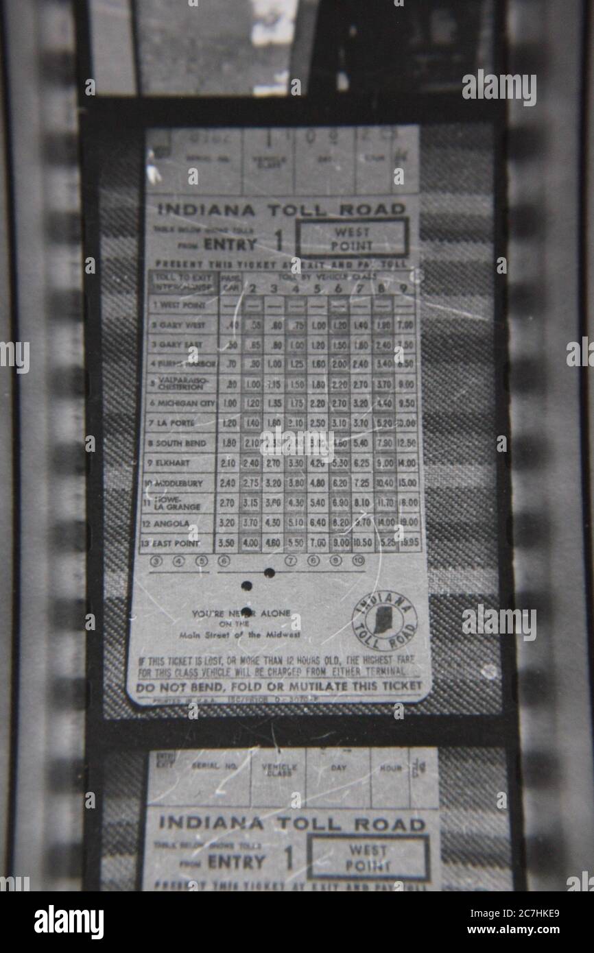 1970s indiana toll road hi-res stock photography and images - Alamy