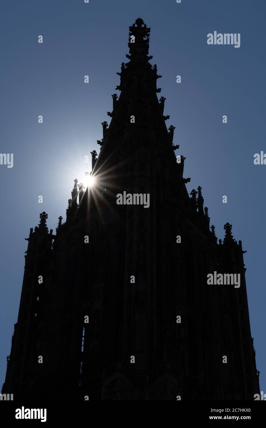 Ulm minster spire hi-res stock photography and images - Alamy