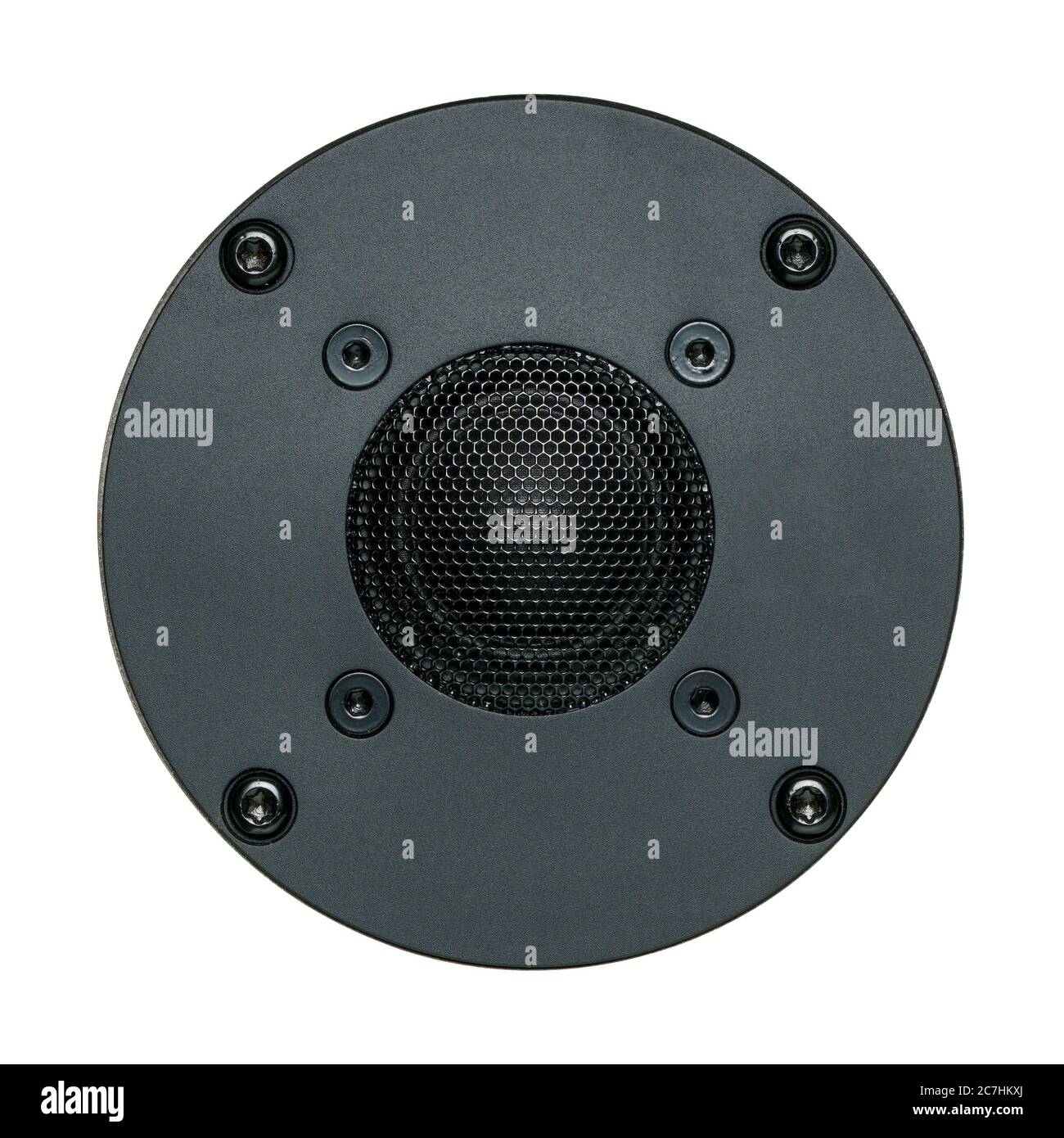 A black tweeter speaker cone, Object Stock Photo - Alamy
