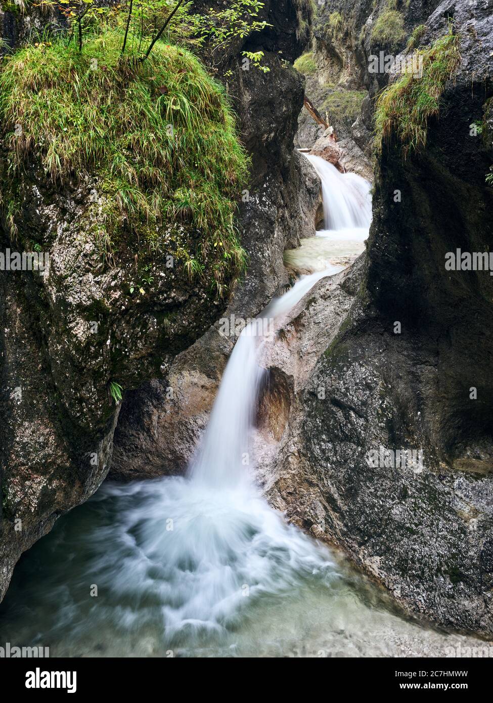 Rocks, rock faces, water, stream, gorge Stock Photo - Alamy