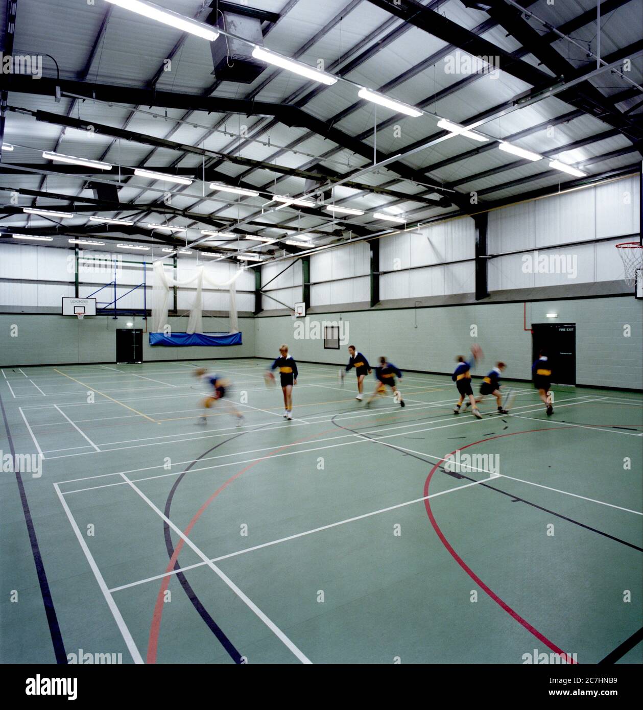School Games Hall and Gym Stock Photo - Alamy