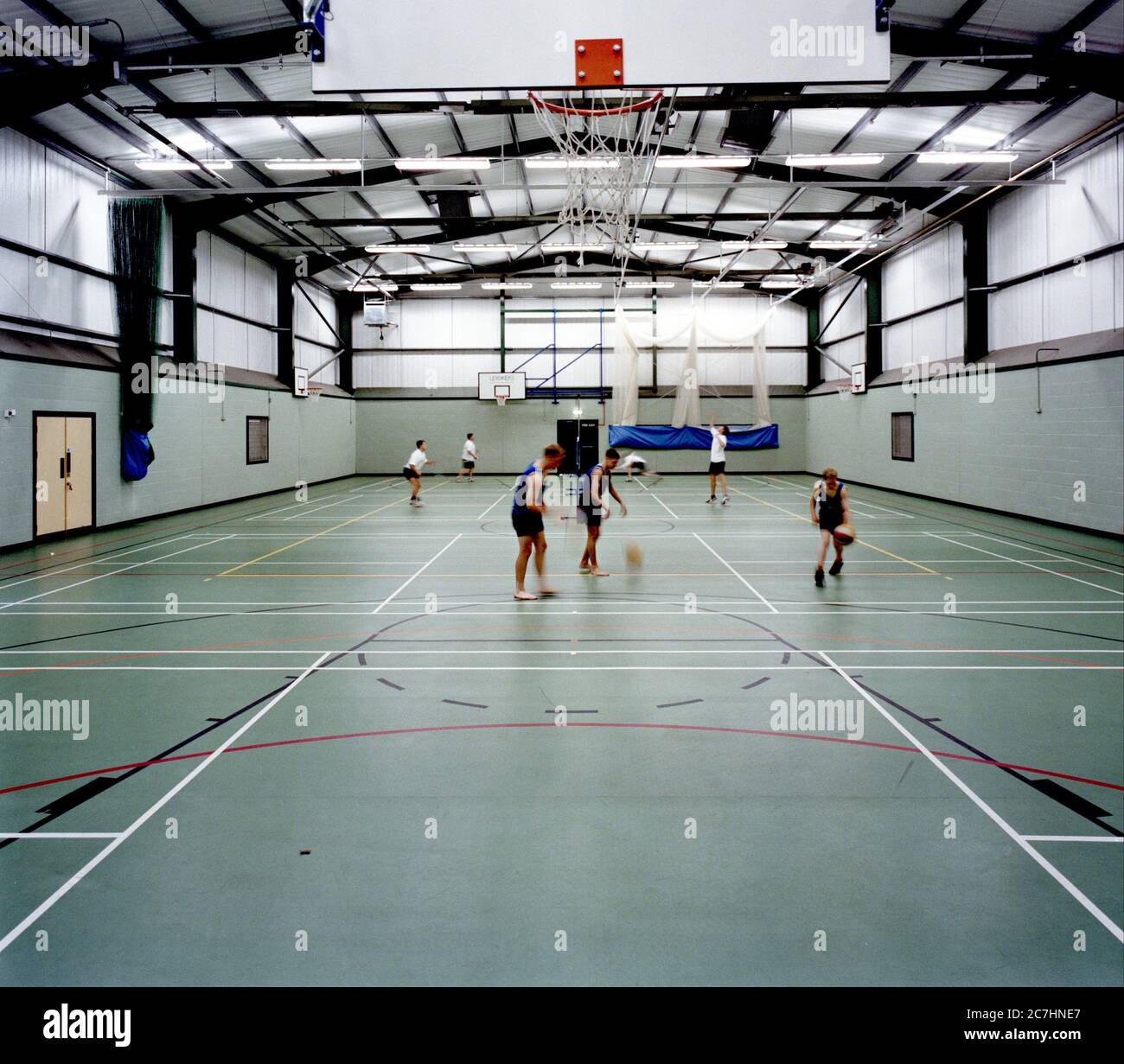 School Games Hall and Gym Stock Photo - Alamy