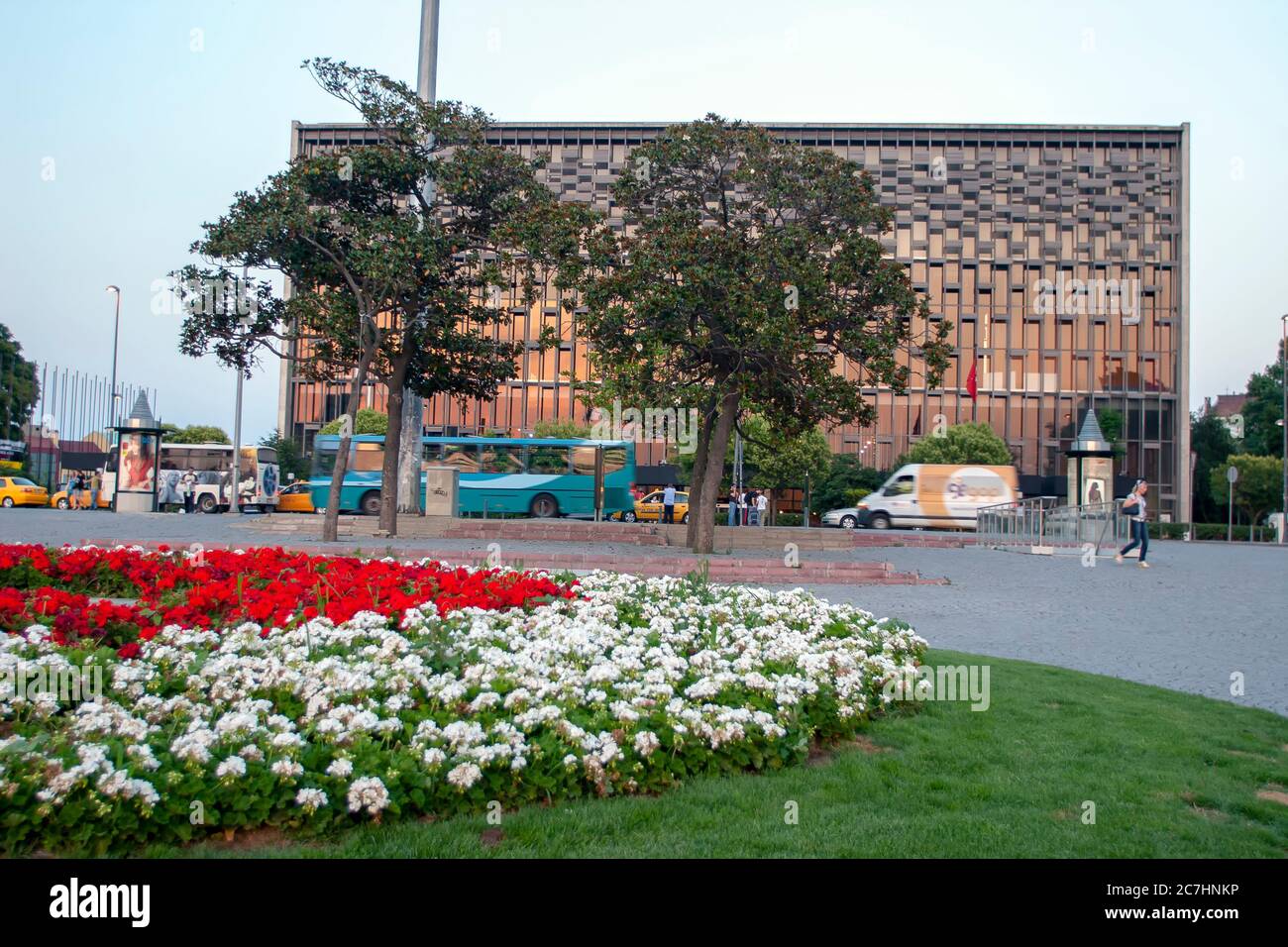 Istanbul, Taksim Square - June 13, 2007 : Before being demolished for ... Istanbul, Taksim Square - June 13, 2007 : Before being demolished for ...