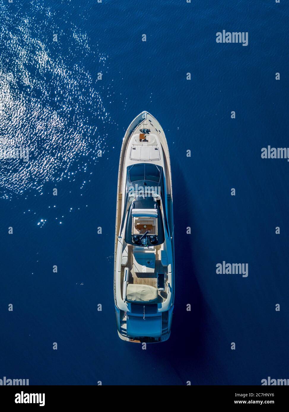 Aerial shot yacht cruise ship hi-res stock photography and images - Alamy