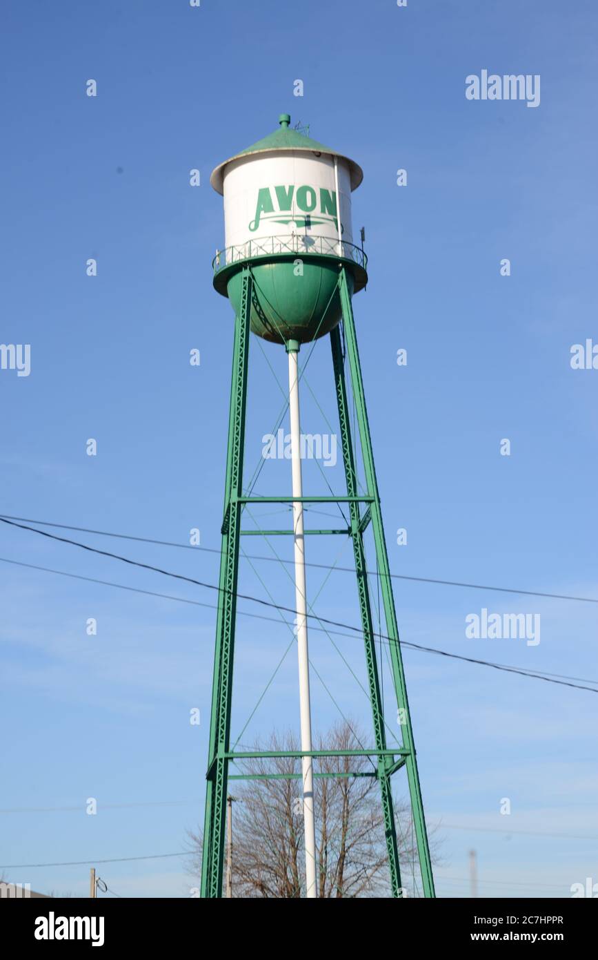 Avon watertower hi-res stock photography and images - Alamy