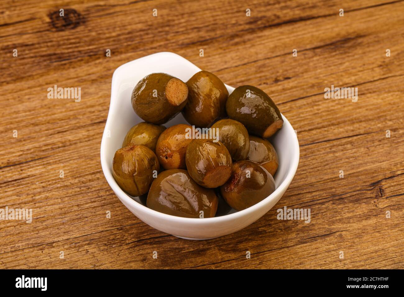 Marinated feijoa fruit in the bowl Stock Photo - Alamy