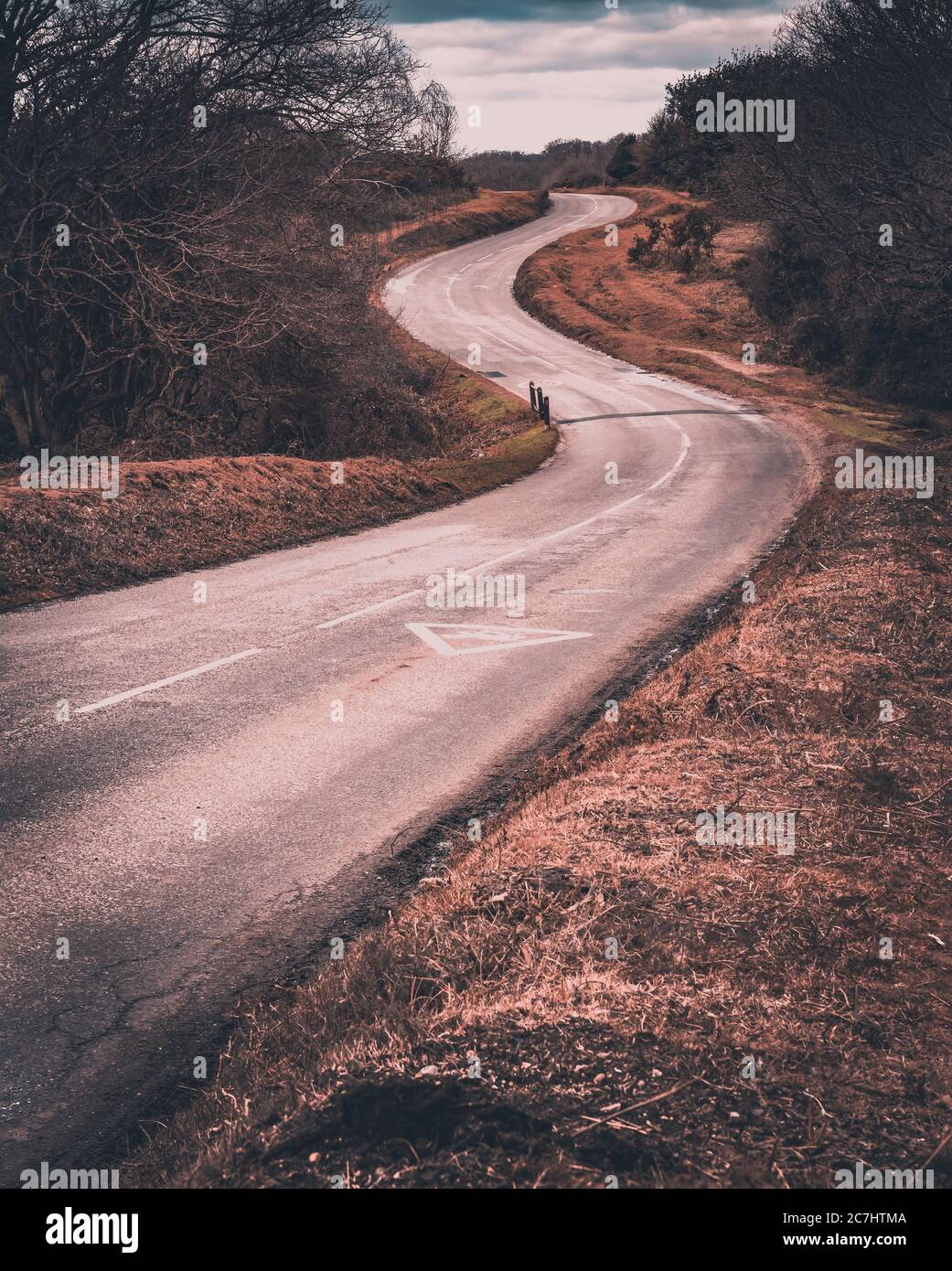 Winding into distance hi-res stock photography and images - Alamy