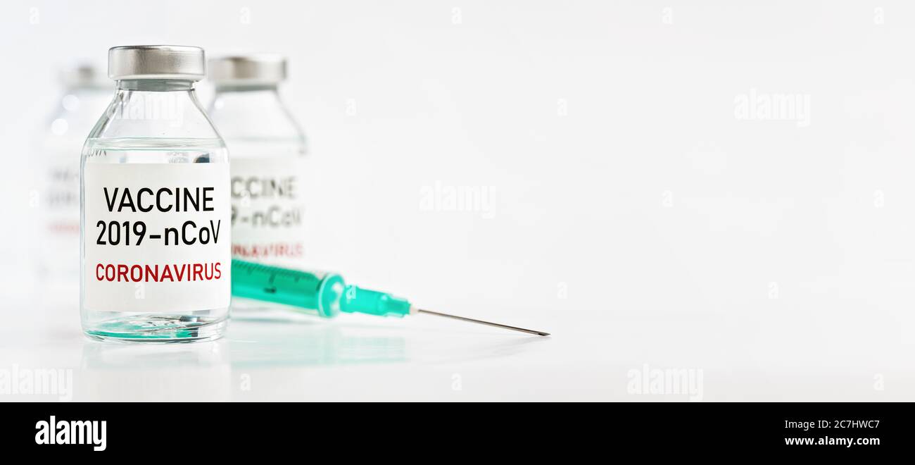 Empty bottles of covid 19 vaccine hi-res stock photography and images ...