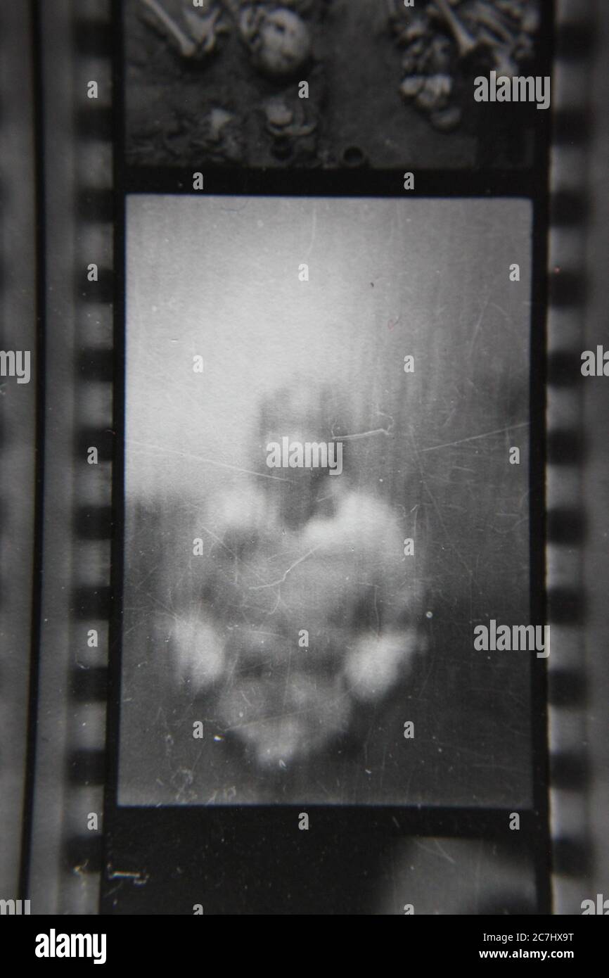 Fine 70s vintage contact print black and white photography of a girl ...