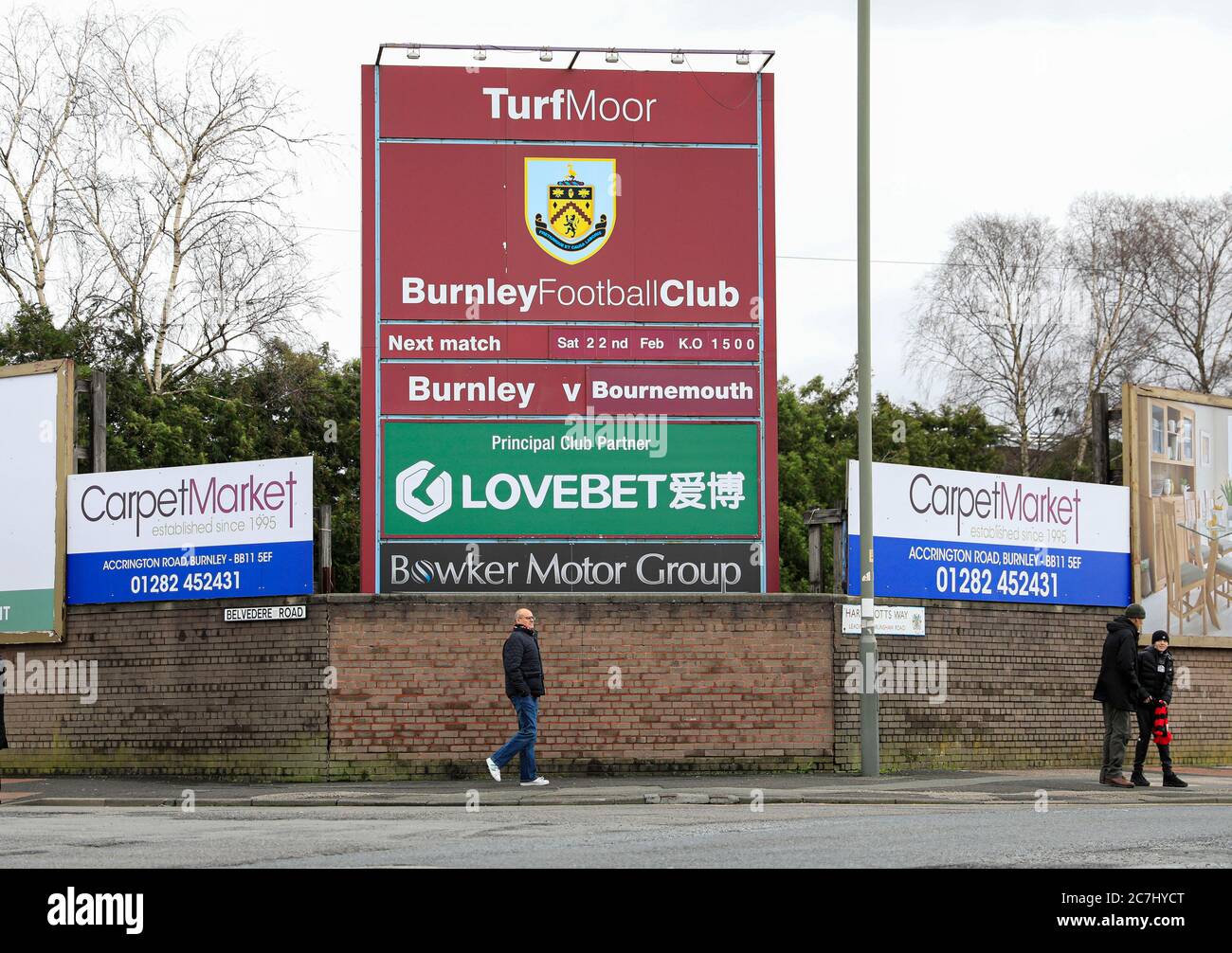 22nd February 2020, Turf Moor, Burnley, England; Premier League ...
