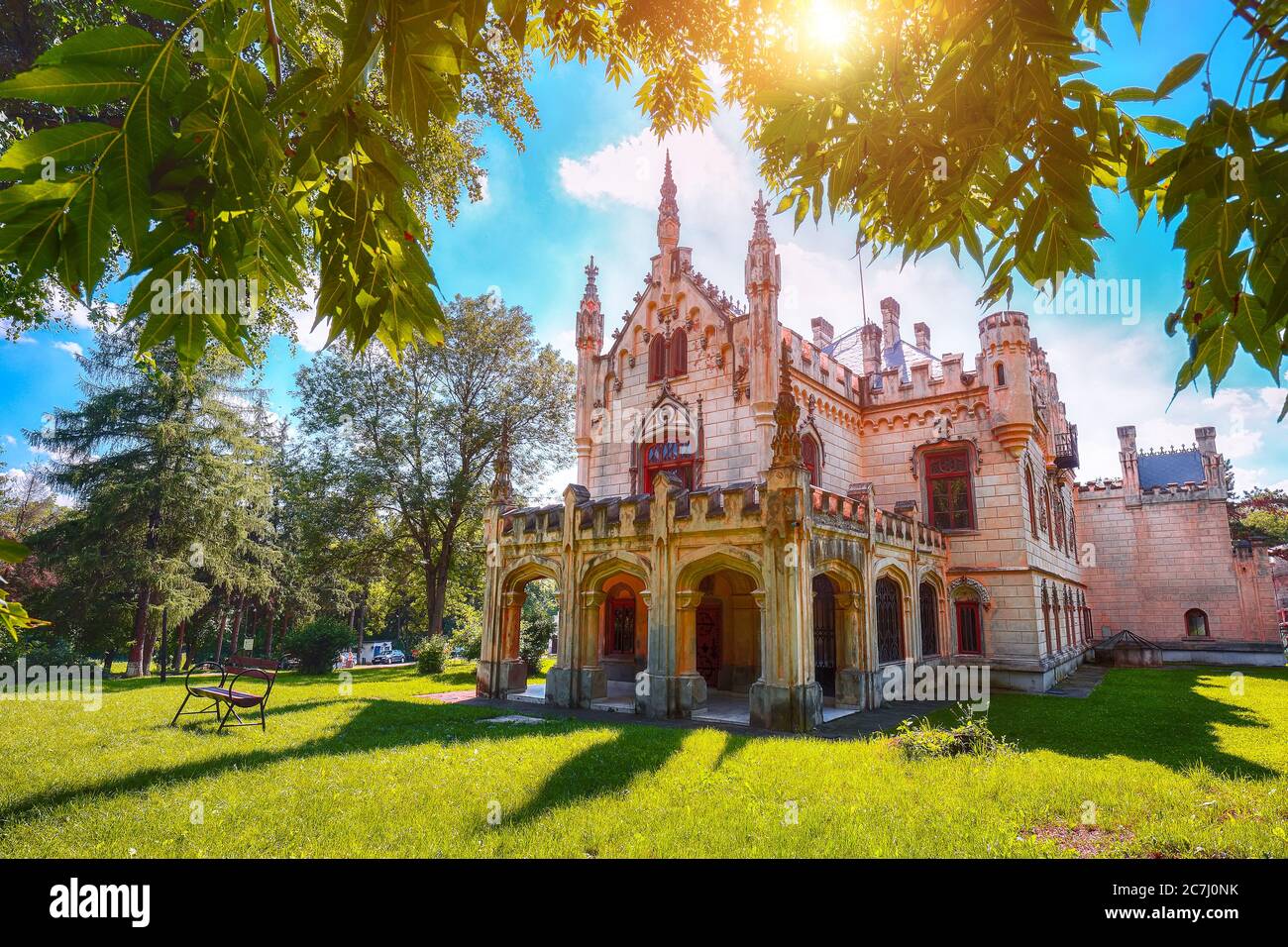 Miclauseni Castle, one of the most beautifull neo-gothic castles ...