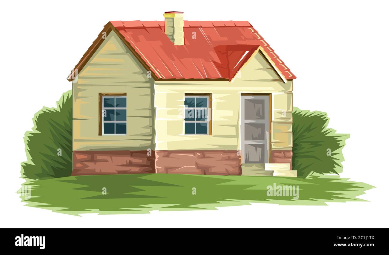 Cartoon cottage hi-res stock photography and images - Alamy