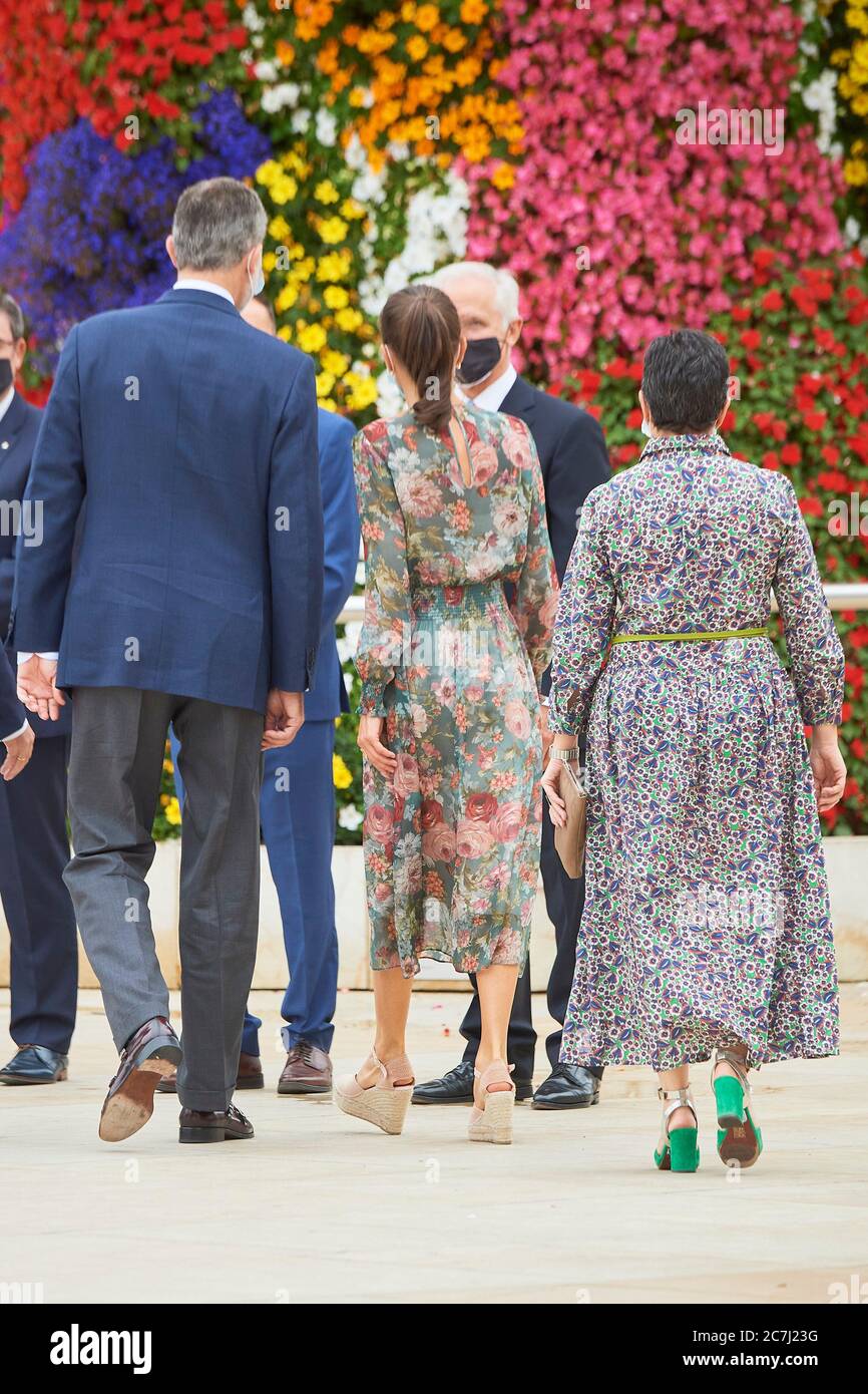 Bilbao, Basque Country, Spain. 17th July, 2020. King Felipe VI of Spain ...