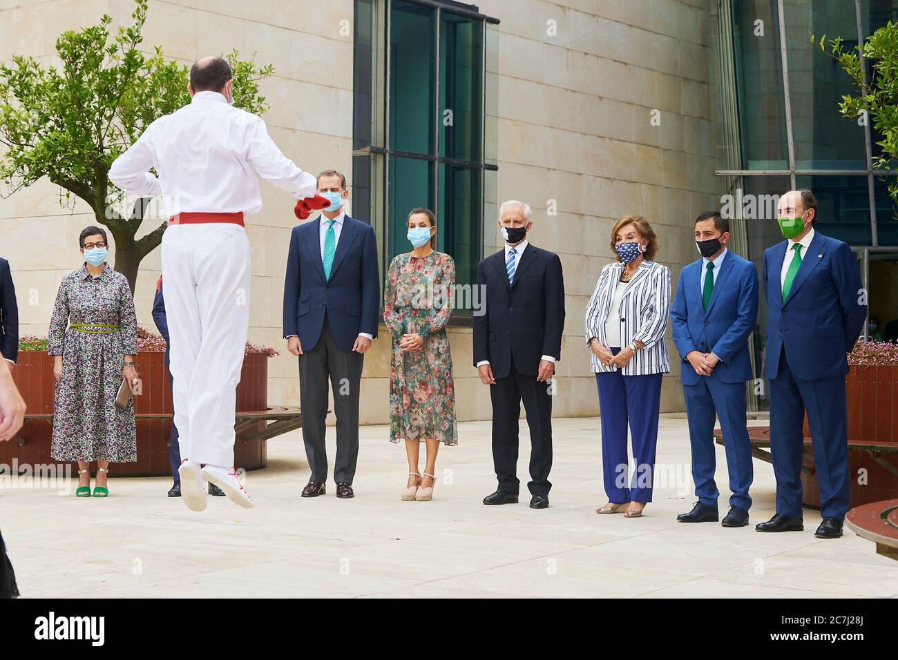Bilbao, Basque Country, Spain. 17th July, 2020. King Felipe VI of Spain ...