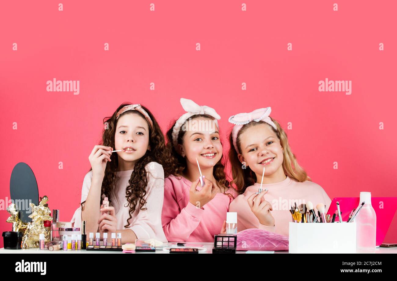 Her perfect style. skin care cosmetics for children. beauty and fashion ...