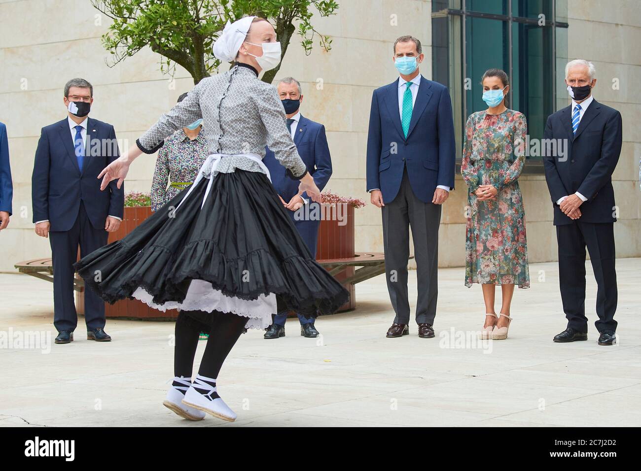 Bilbao, Basque Country, Spain. 17th July, 2020. King Felipe VI of Spain ...