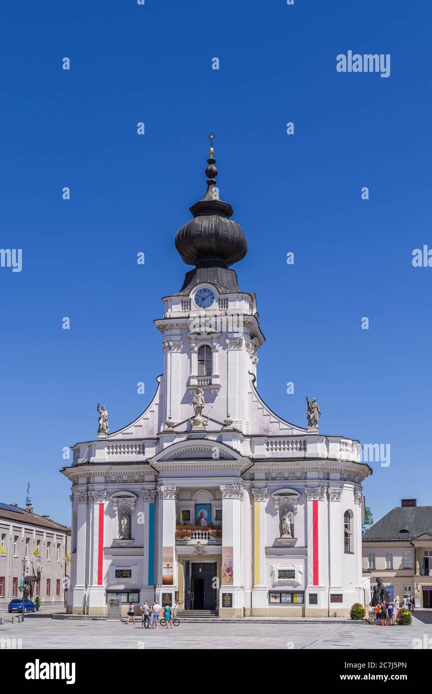 Poland, Wadowice: Minor Basilica of the Presentation of the Blessed ...