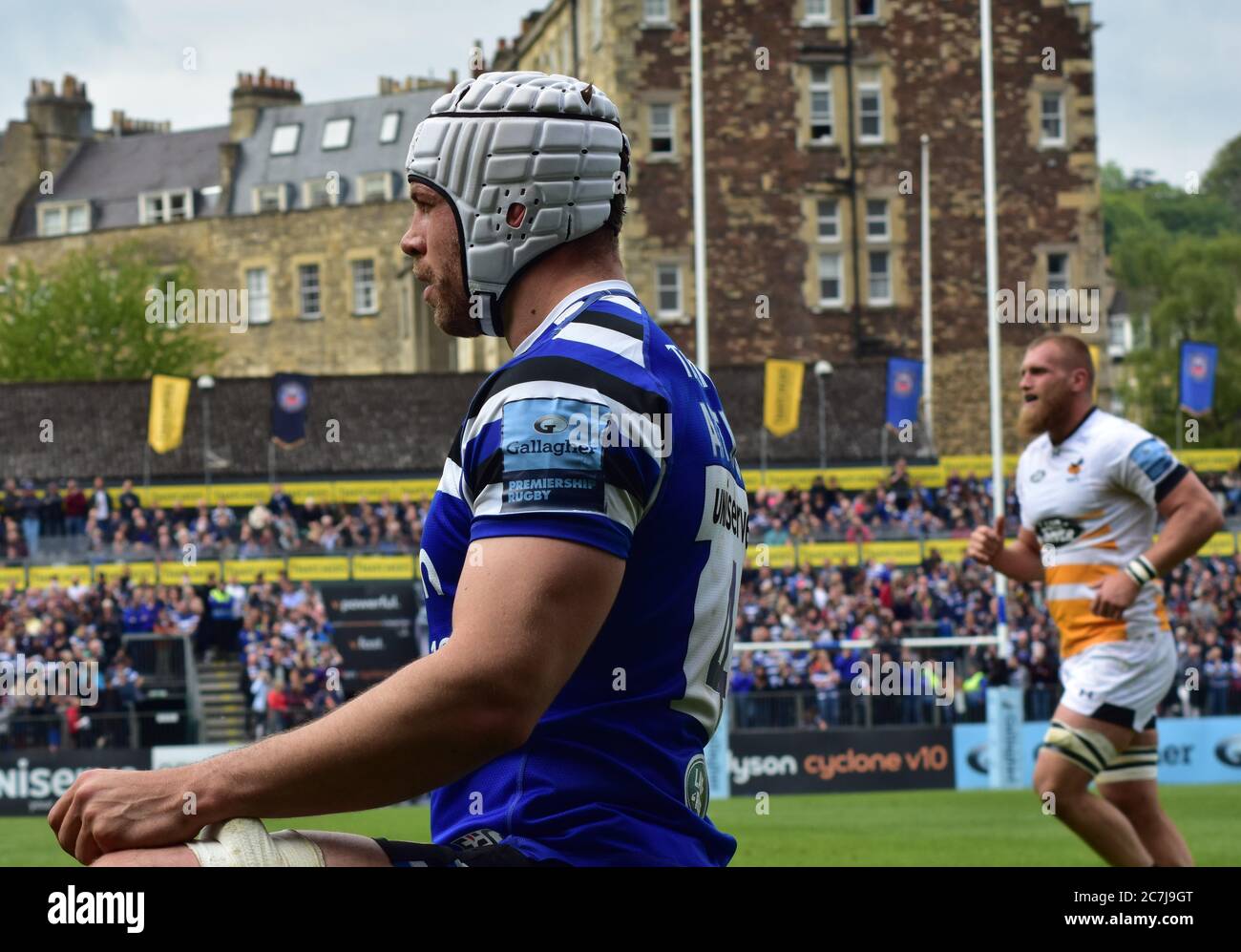 BATH, ENGLAND, UNITED KINGDOM - May 05, 2019: Bath Rugby play Wasps ...