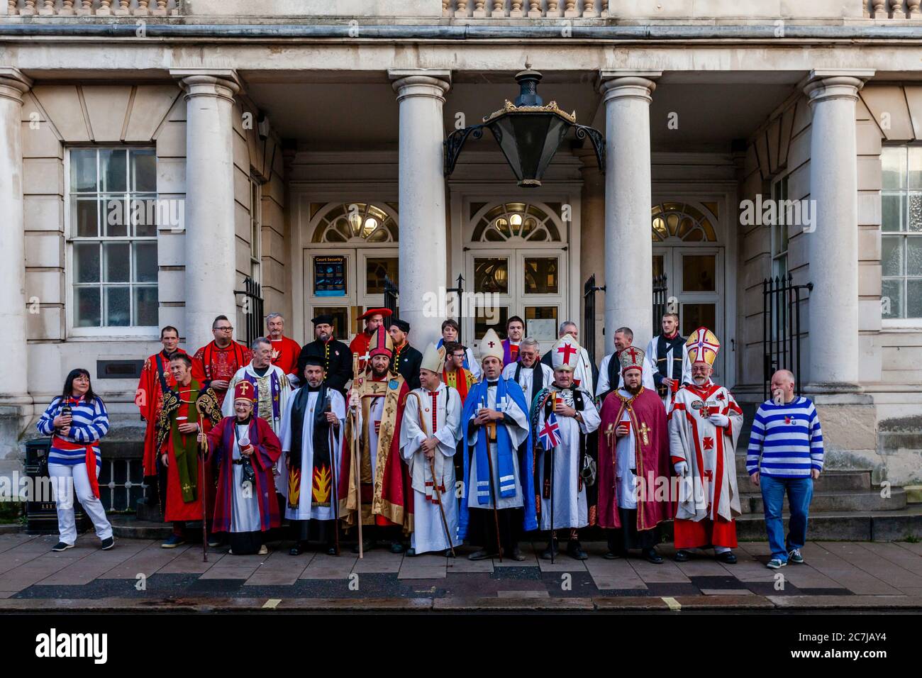 Representatives From Each of Lewes’s Six Bonfire Societies Pose For A ...