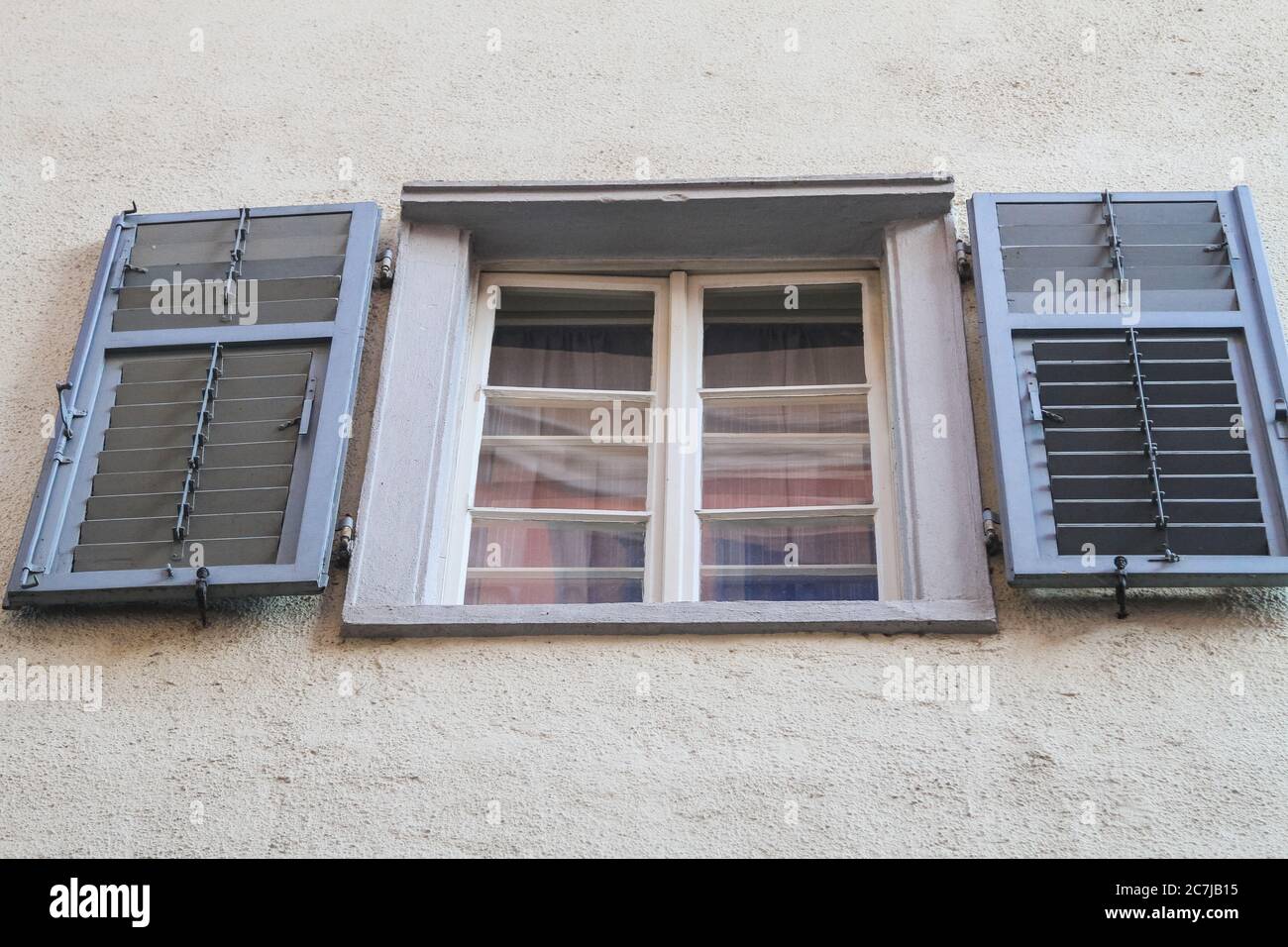 Open window shutters angle hi-res stock photography and images - Alamy