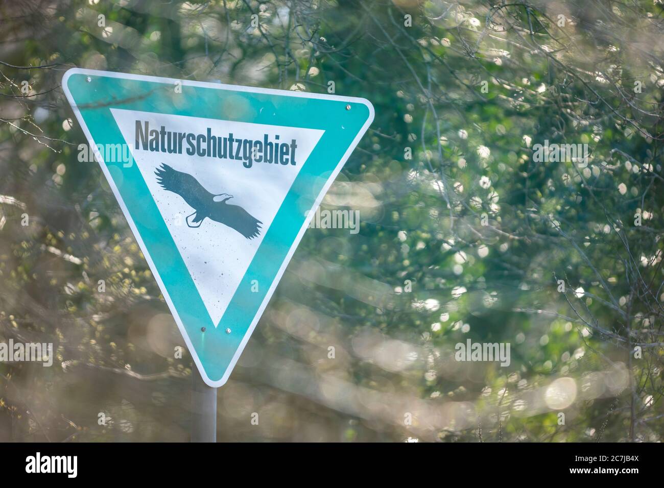 Nature reserve, sign Stock Photo - Alamy