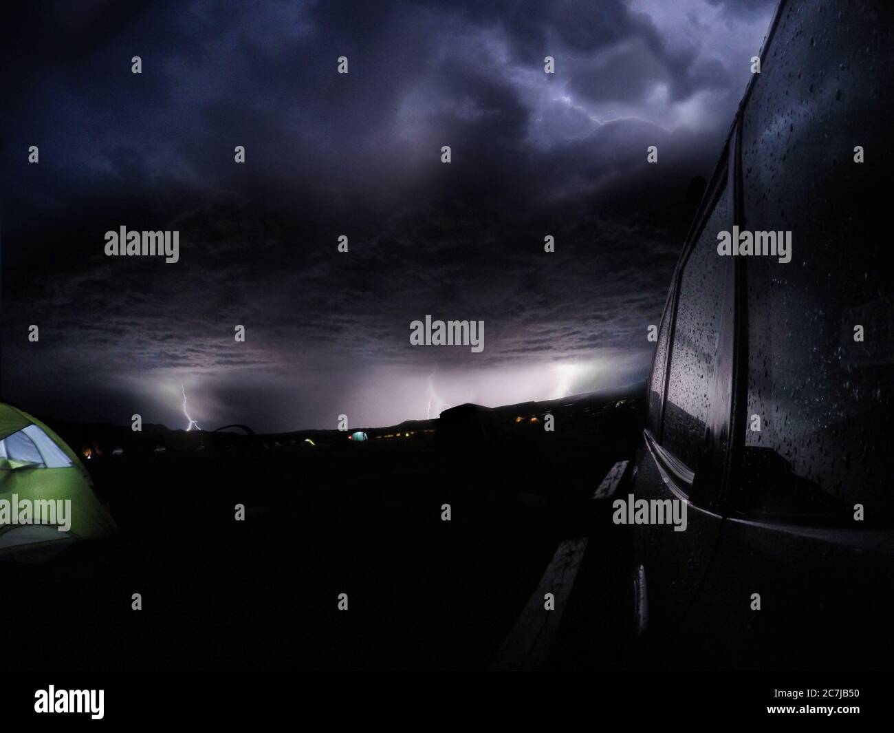 Thunder And Lightning On The Field High Resolution Stock Photography ...