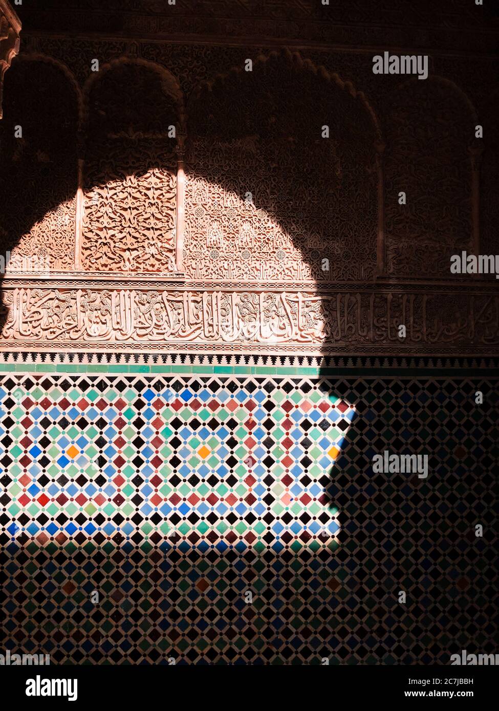 Vertical shot of a cathedral wall with interesting carvings and ...
