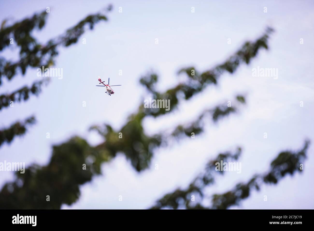 Helicopter, from below Stock Photo - Alamy