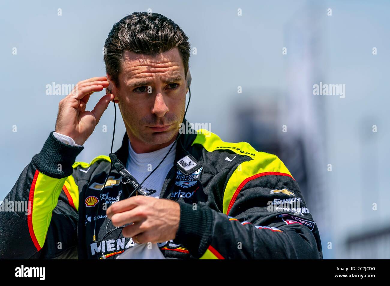 Newton, Iowa, USA. 17th July, 2020. SIMON PAGENAUD (22) of Montmorillon ...