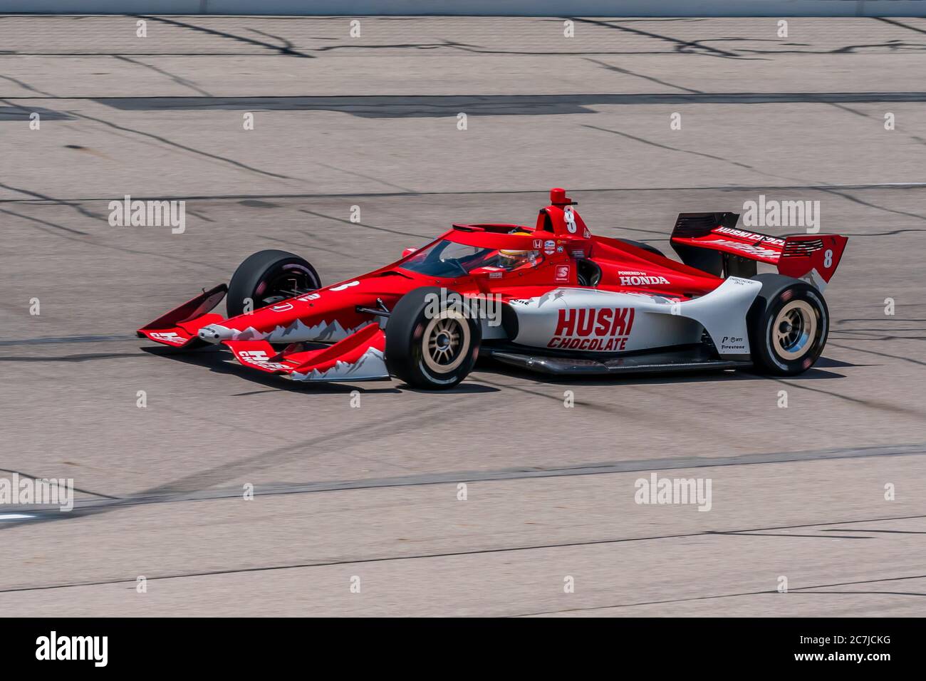 Newton, Iowa, USA. 17th July, 2020. MARCUS ERICSSON (8) of Kumla ...