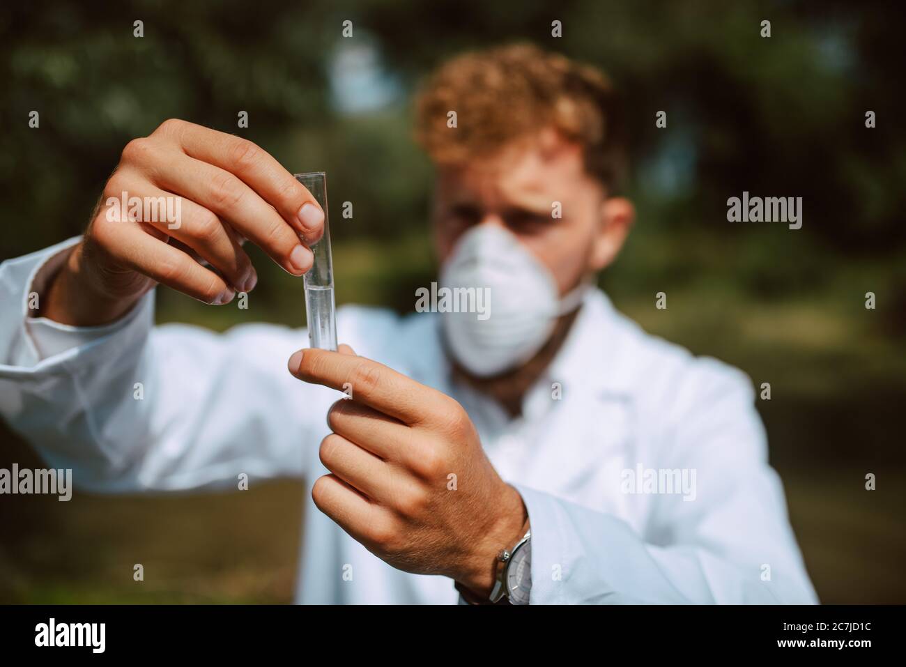 People taking biological samples hi-res stock photography and images ...