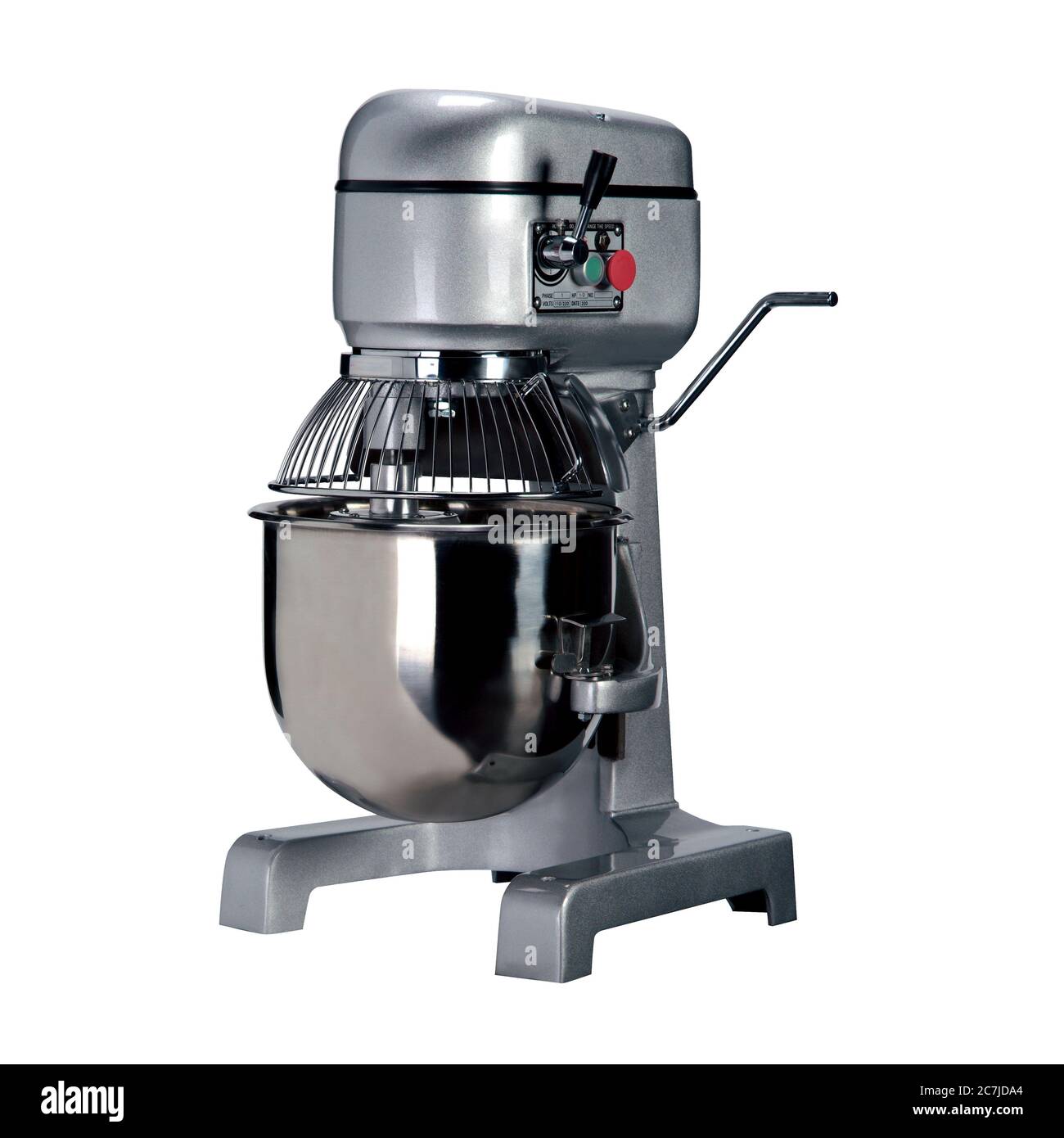 Planetary mixer isolated on white background Stock Photo - Alamy