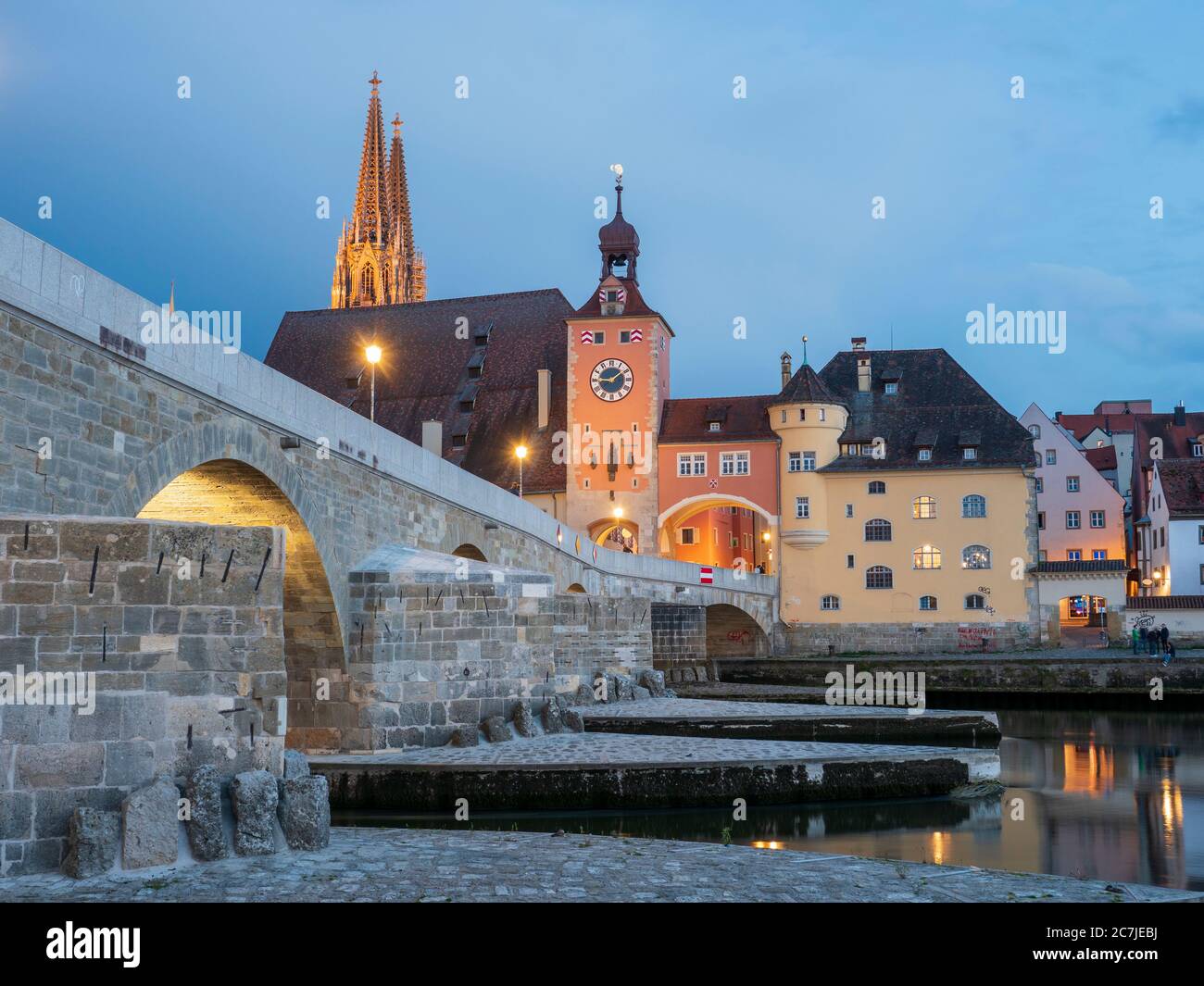 Old town cathedral dusk old hi-res stock photography and images - Alamy