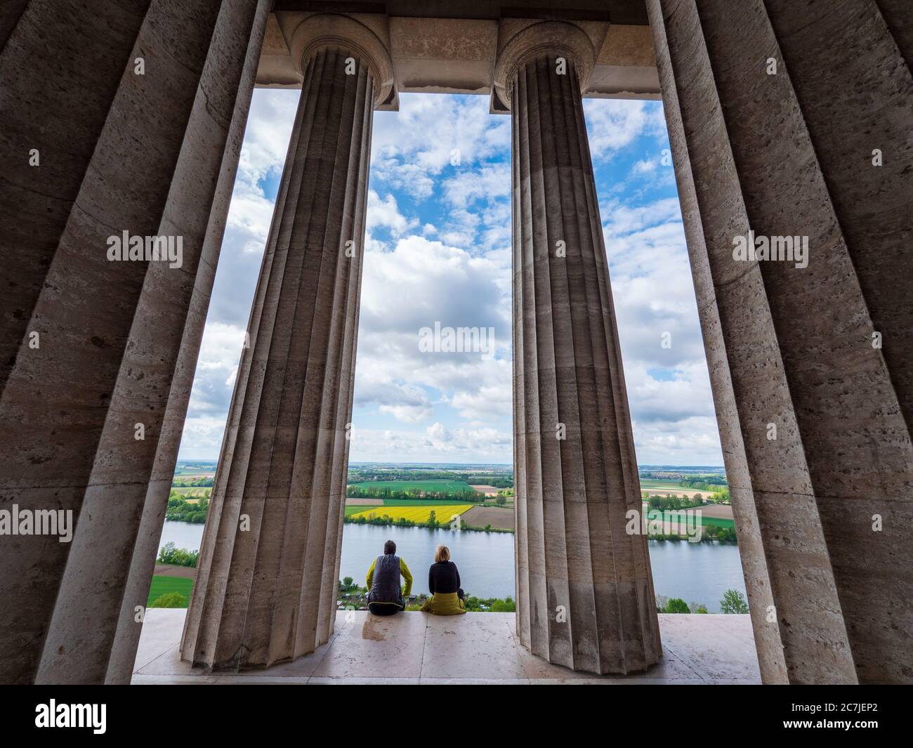 Walhalla on the Danube, Bavaria, Germany Stock Photo - Alamy