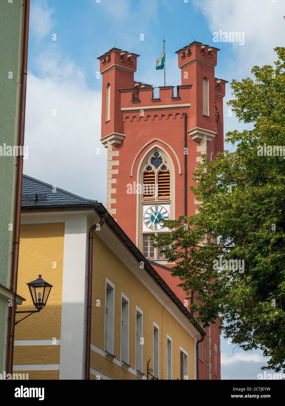 Stadtturm, Furth im Wald, Bavarian Forest, Bavaria, Germany Stock Photo ...