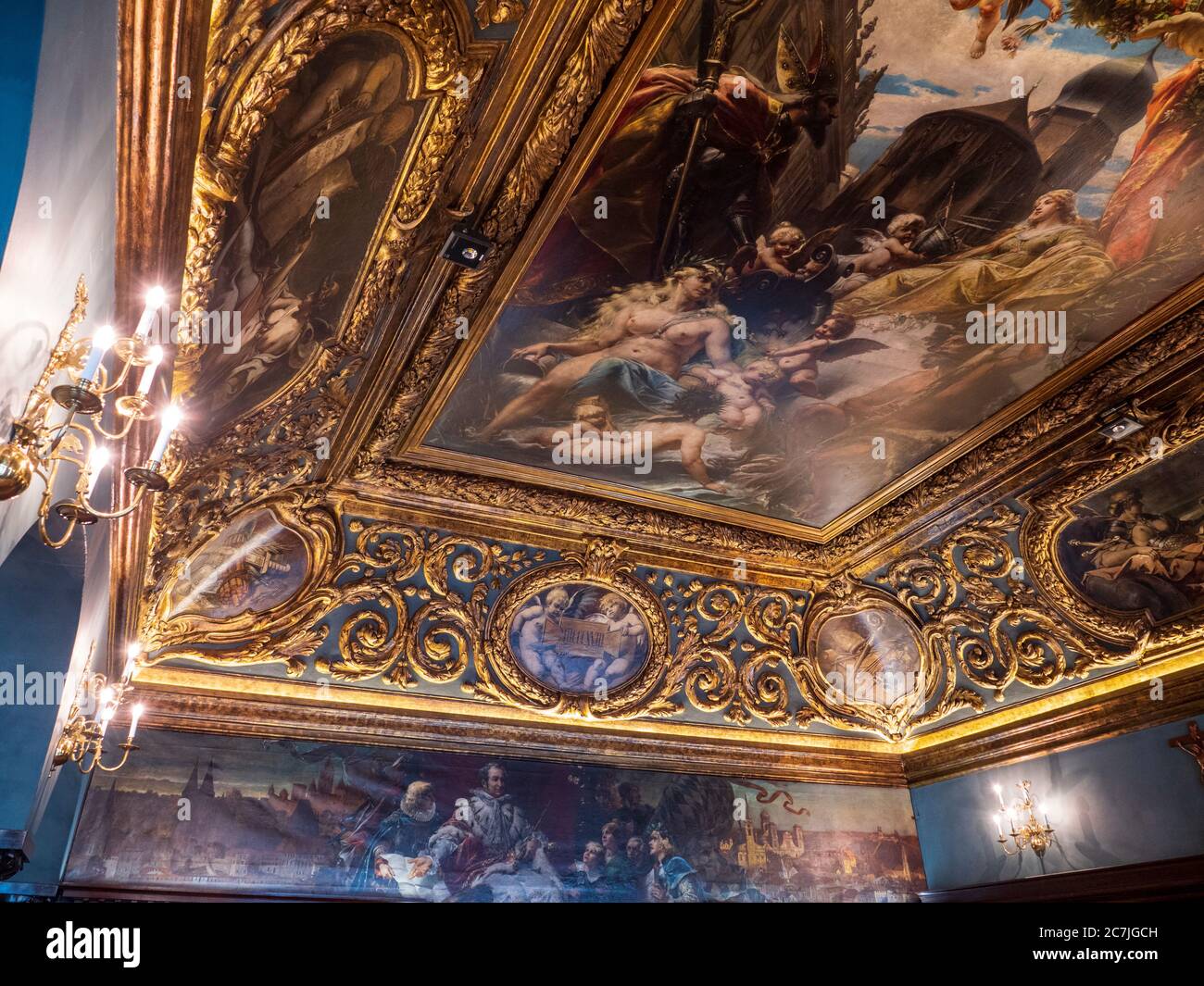 Town hall inside, old town, Passau, Bavaria, Germany Stock Photo - Alamy