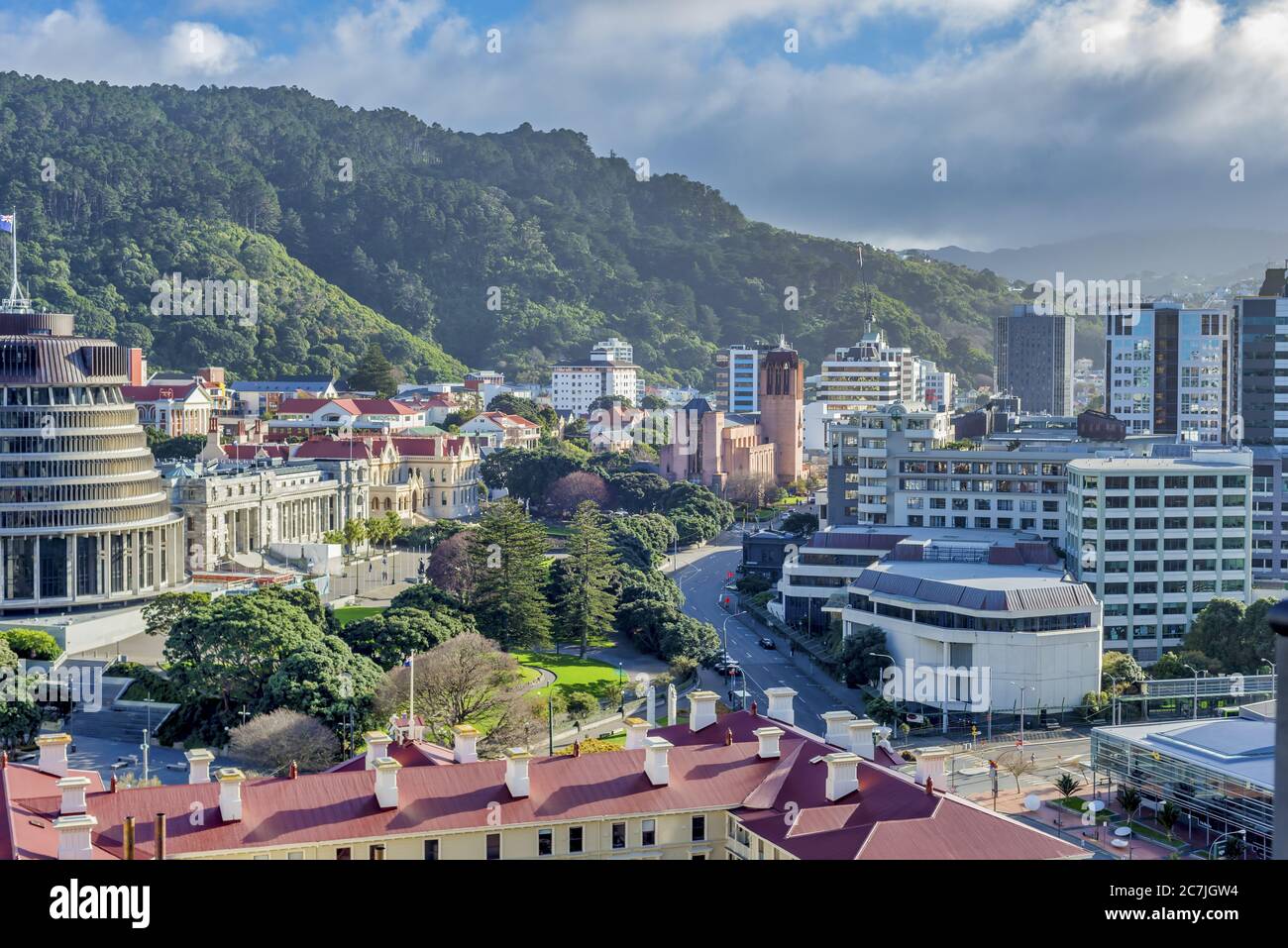 WELLINGTON, NEW ZEALAND - Aug 12, 2017: A beautiful scenery of ...