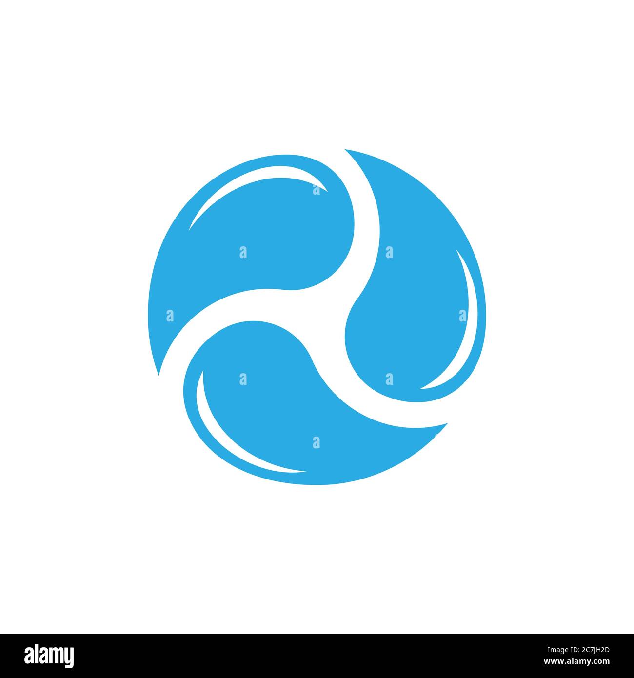 Circular water movement Stock Vector Images - Alamy